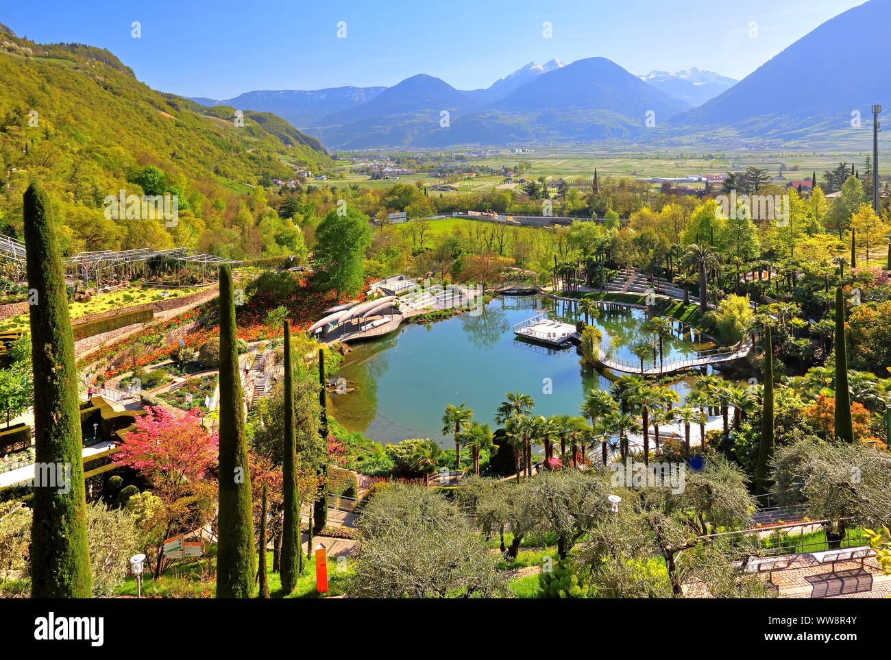 Botanic gardens of merano hi-res stock photography and images - Alamy