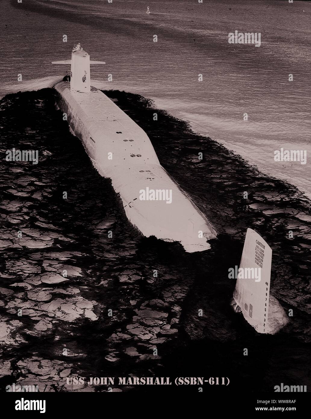 USS JOHN MARSHALL (SSBN-611 Stock Photo - Alamy