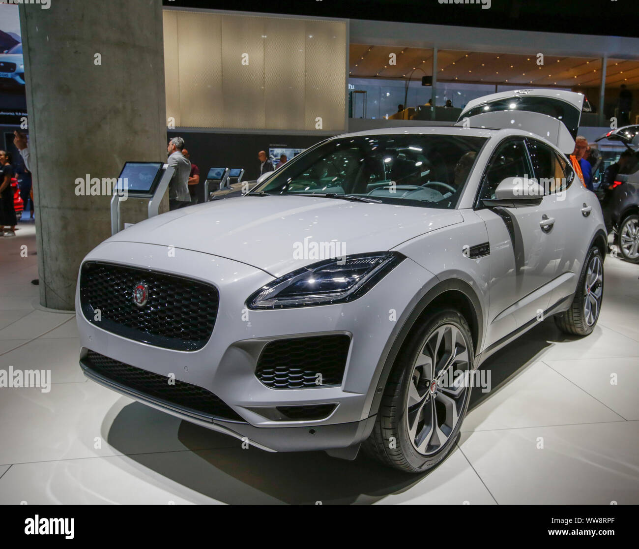 Frankfurt, Germany. 12th Sep, 2019. The British car manufacturer Jaguar ...