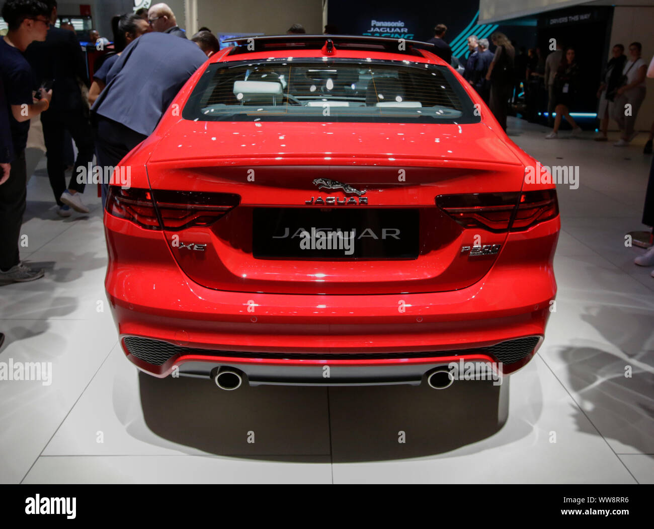 Frankfurt, Germany. 12th Sep, 2019. The British car manufacturer Jaguar ...