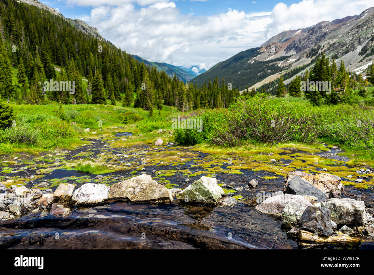 Hot springs pool on Conundrum Creek Trail in Aspen, Colorado in 2019 ...