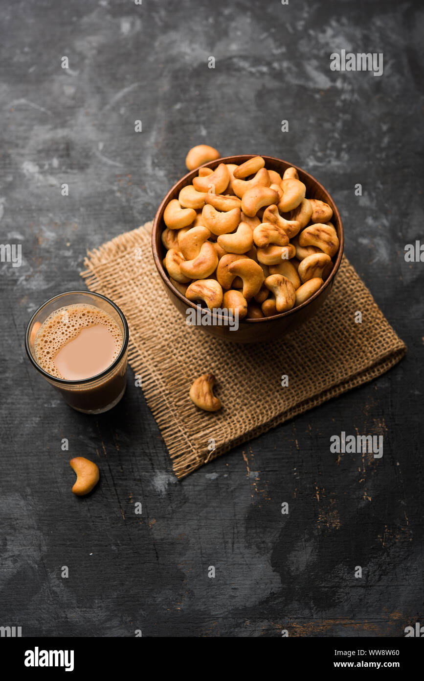 Cashew / Kaju shape biscuit was popular in childhood, tastes best with ...