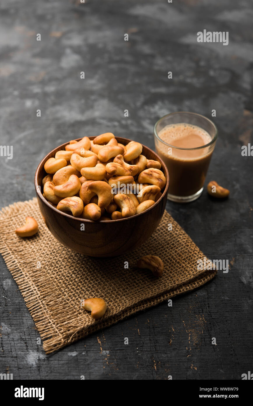 Cashew / Kaju shape biscuit was popular in childhood, tastes best with ...