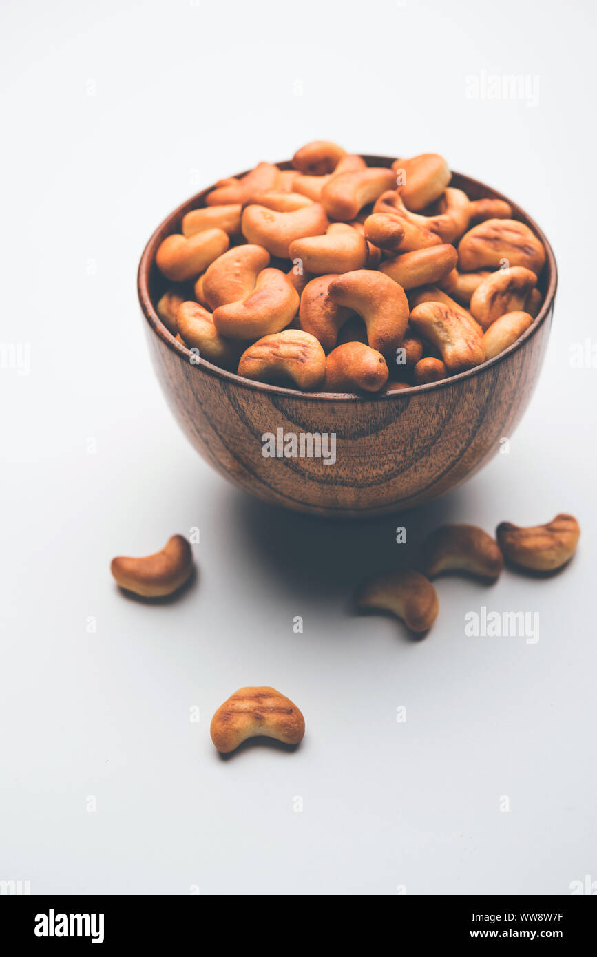 Cashew / Kaju shape biscuit was popular in childhood, tastes best with ...