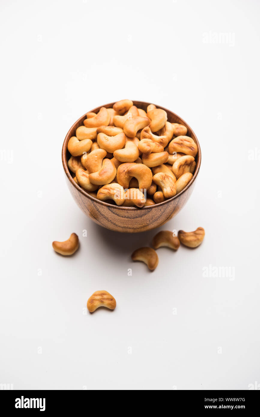Cashew / Kaju shape biscuit was popular in childhood, tastes best with ...
