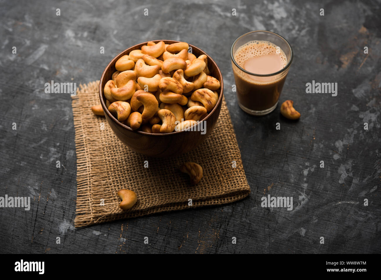 Cashew / Kaju shape biscuit was popular in childhood, tastes best with ...