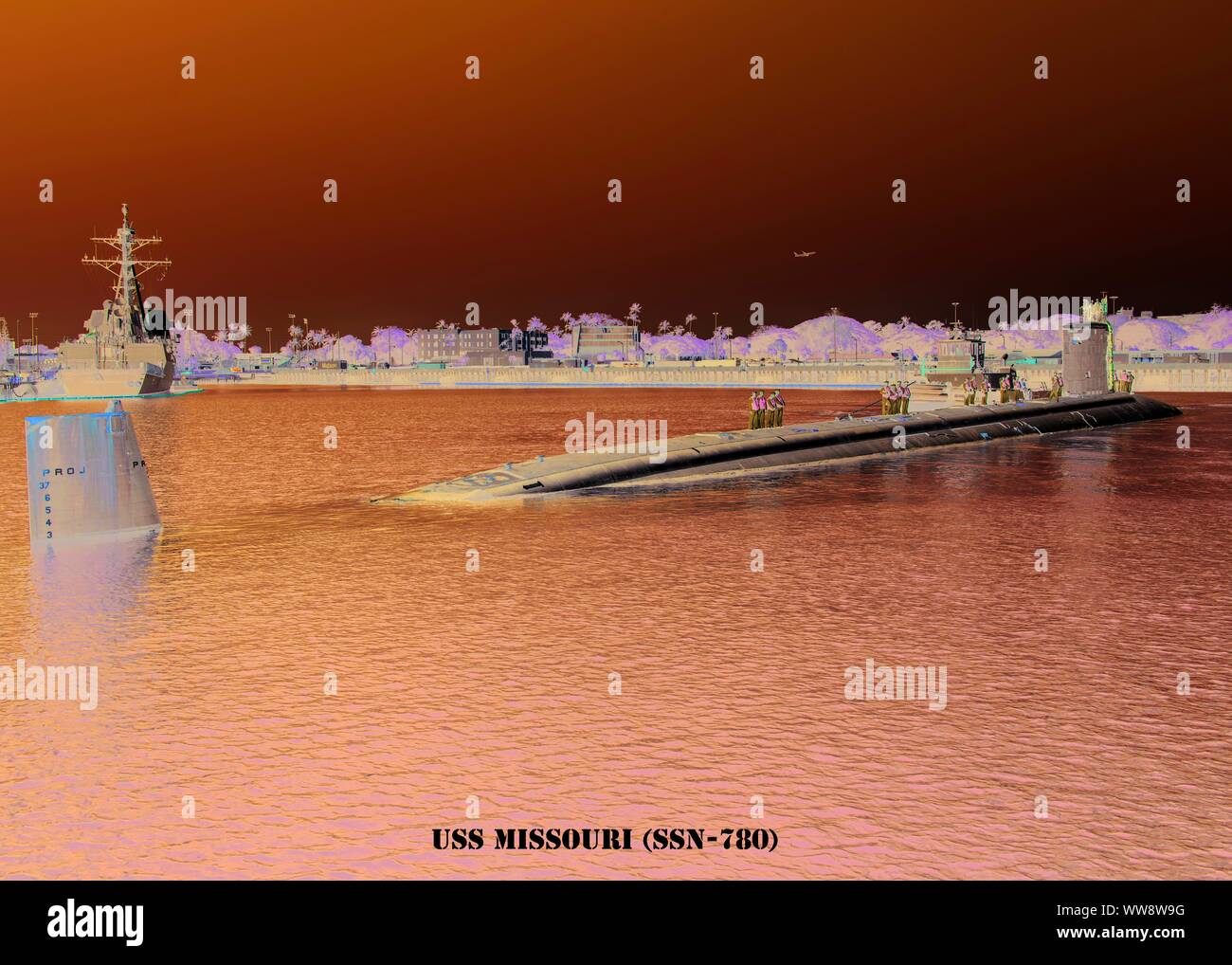 USS MISSOURI (SSN-780 Stock Photo - Alamy
