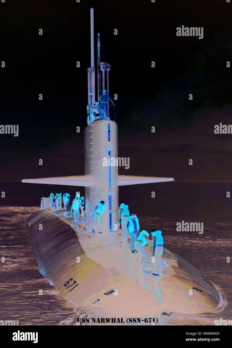 USS NARWHAL (SSN-671 Stock Photo - Alamy