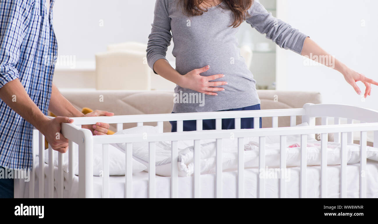 The young parents expecting their first baby Stock Photo - Alamy