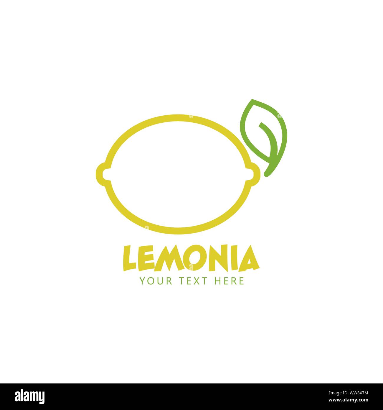 Lemon slice clipart Stock Vector Images - Alamy