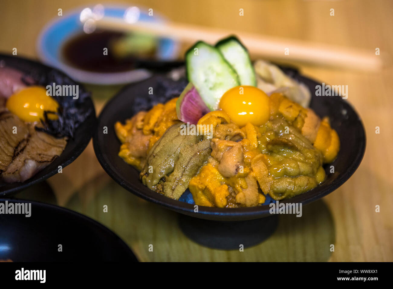 Sea urchin meat hi-res stock photography and images - Alamy