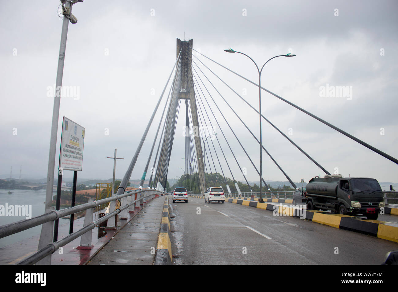 Barelang Bridge, Batam Indonesia - Dec 30, 2018, Beautiful landmark and ...