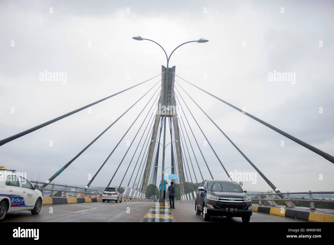Barelang Bridge, Batam Indonesia - Dec 30, 2018, Beautiful landmark and ...