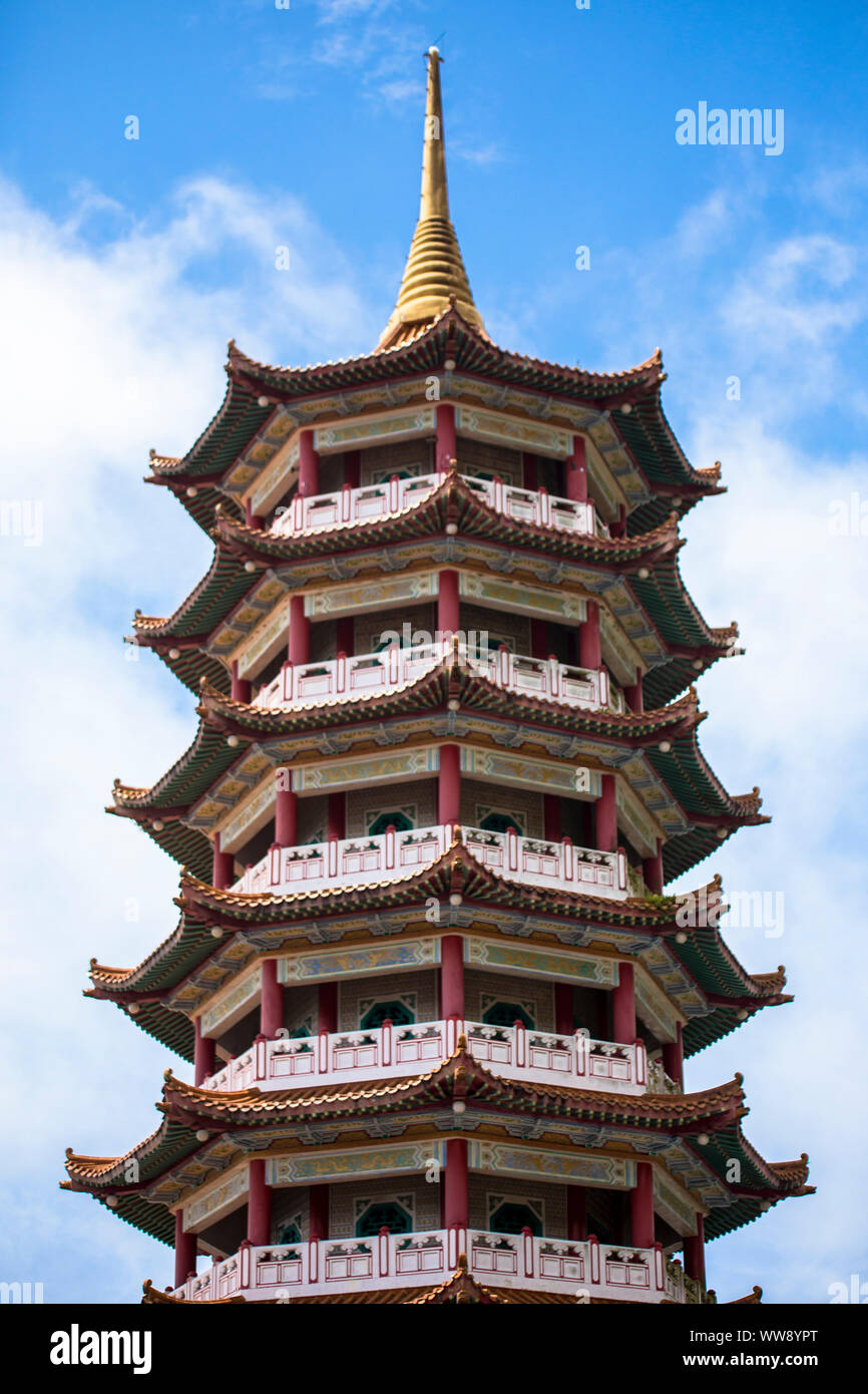 Pagoda tower at Chin Swee temple near Genting Highlands Malaysia Stock ...