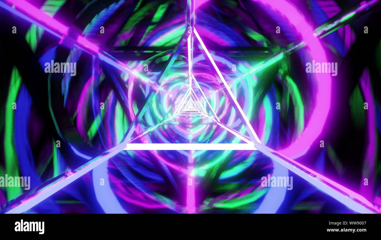 abstract colorful multicolor triangle and shapes design 3d illustration ...