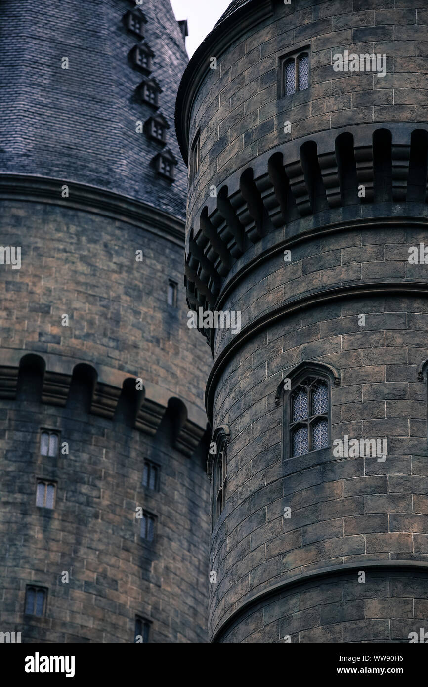 Harry Potter wizard old school medieval castle building church ...