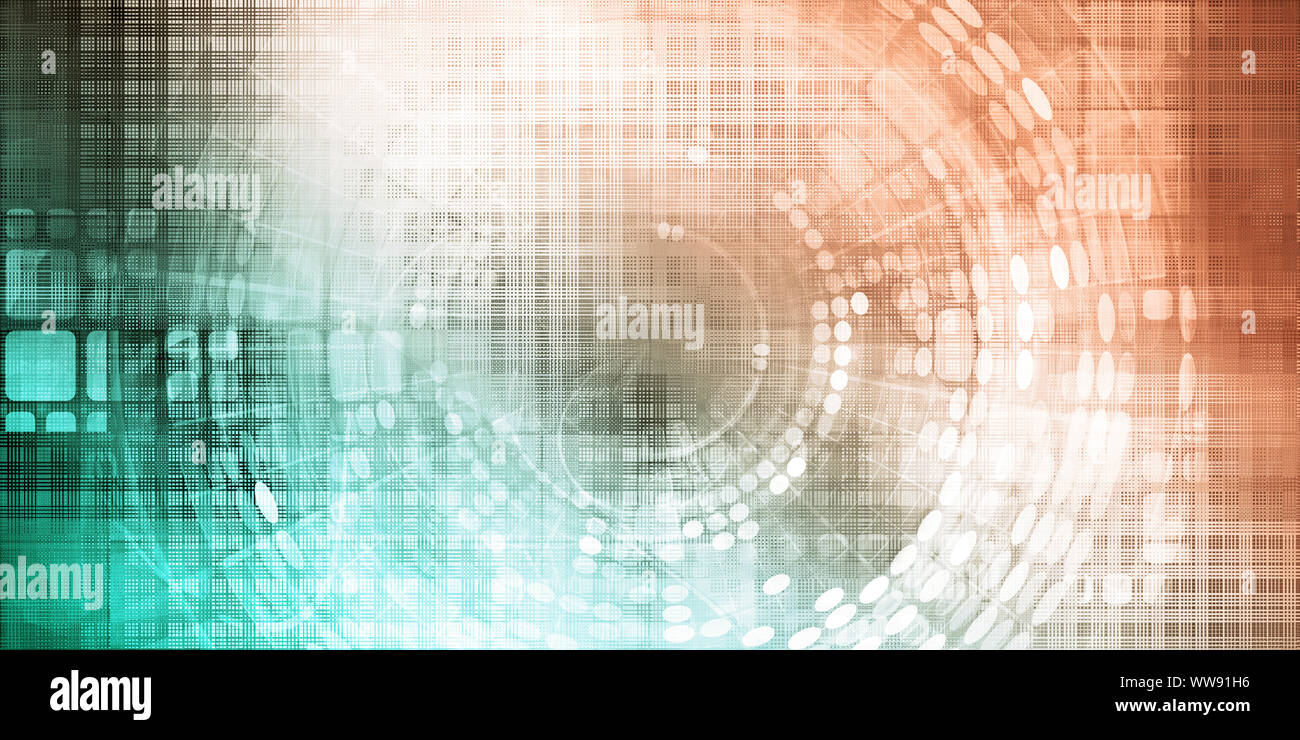 Creative Technology Idea and Digital Lifestyle Background Stock Photo ...