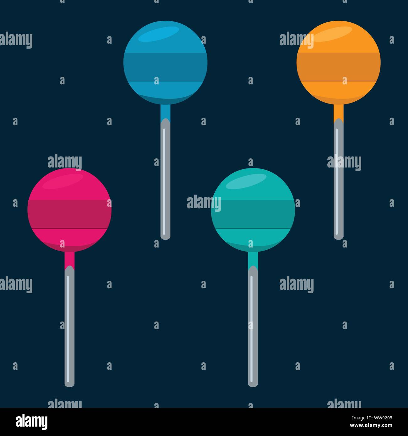 colorful sweet lollipops vector illustration Stock Vector Image & Art ... colorful sweet lollipops vector illustration Stock Vector Image & Art ...