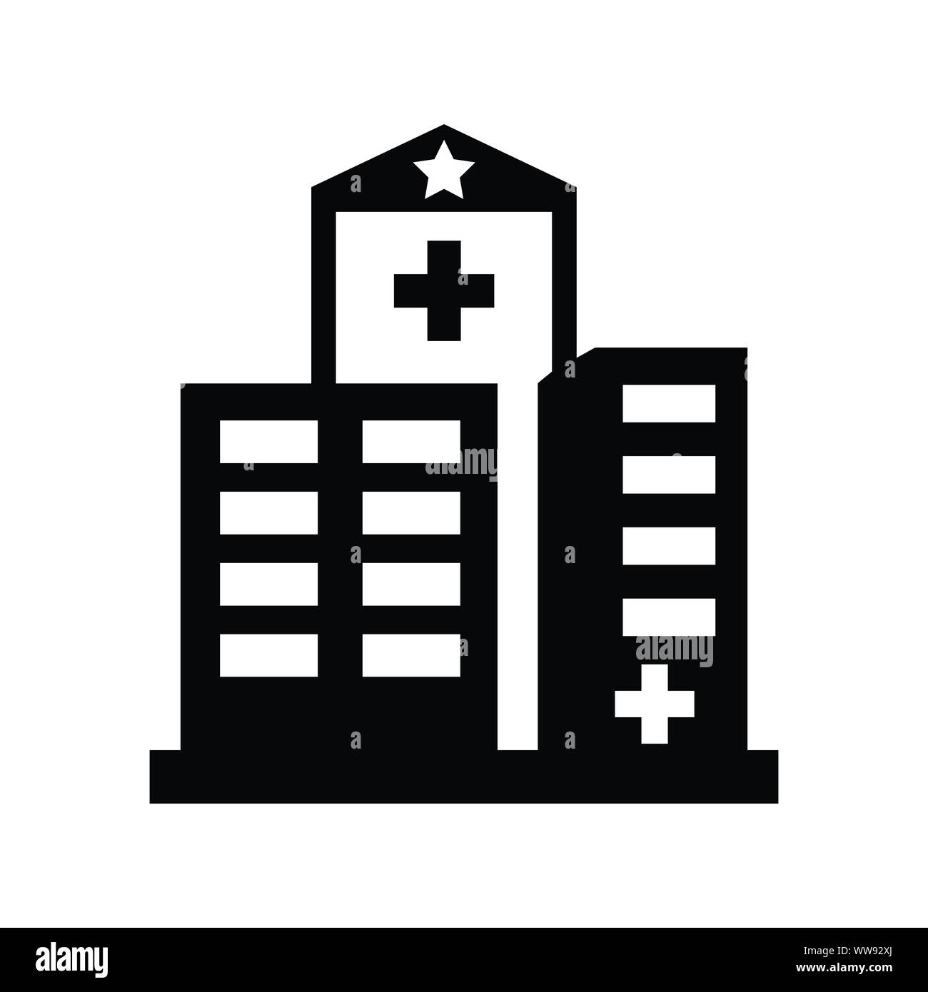 Apartment, House, Building, Hotel, Hospital, office icon Stock Vector ...