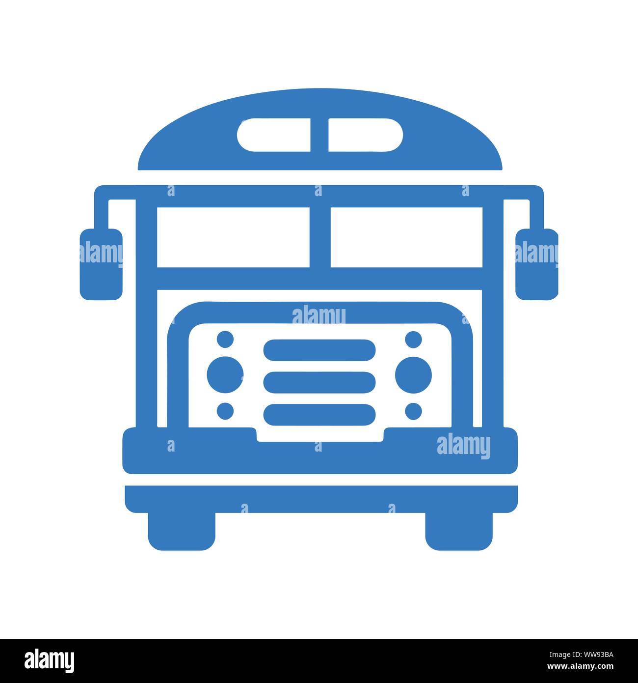 School Bus Icon, Public Bus, Transportation, vehicle Stock Vector Image ...