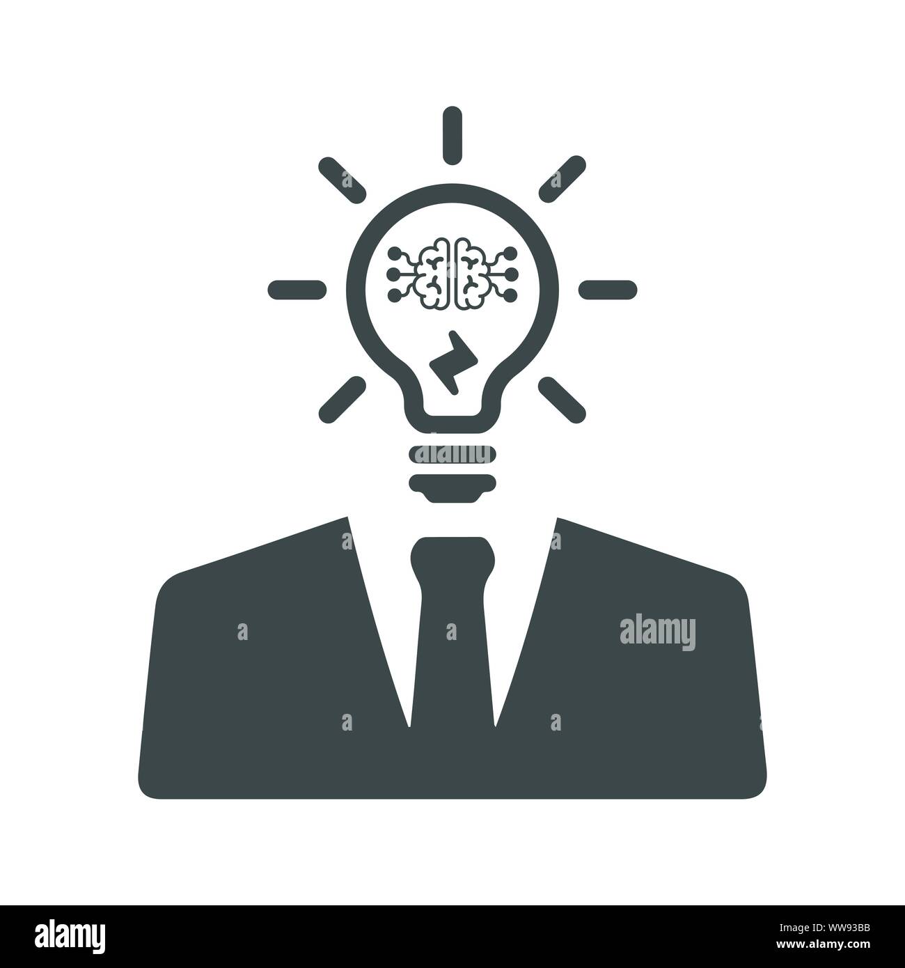 Beautiful design and fully editable Business Thinking, Idea Generate ...