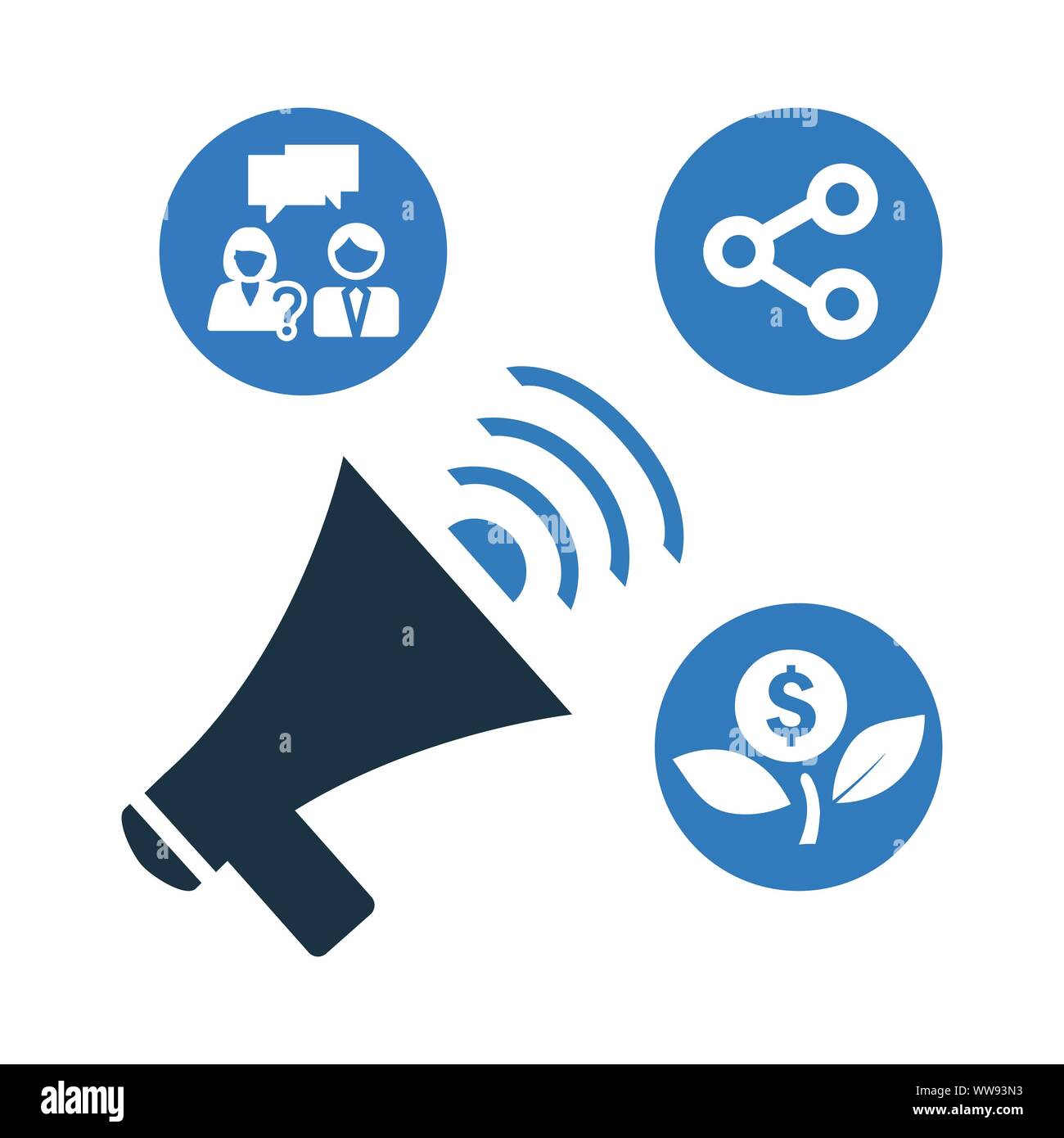 Beautiful design and fully editable Business Advertising Icon ...