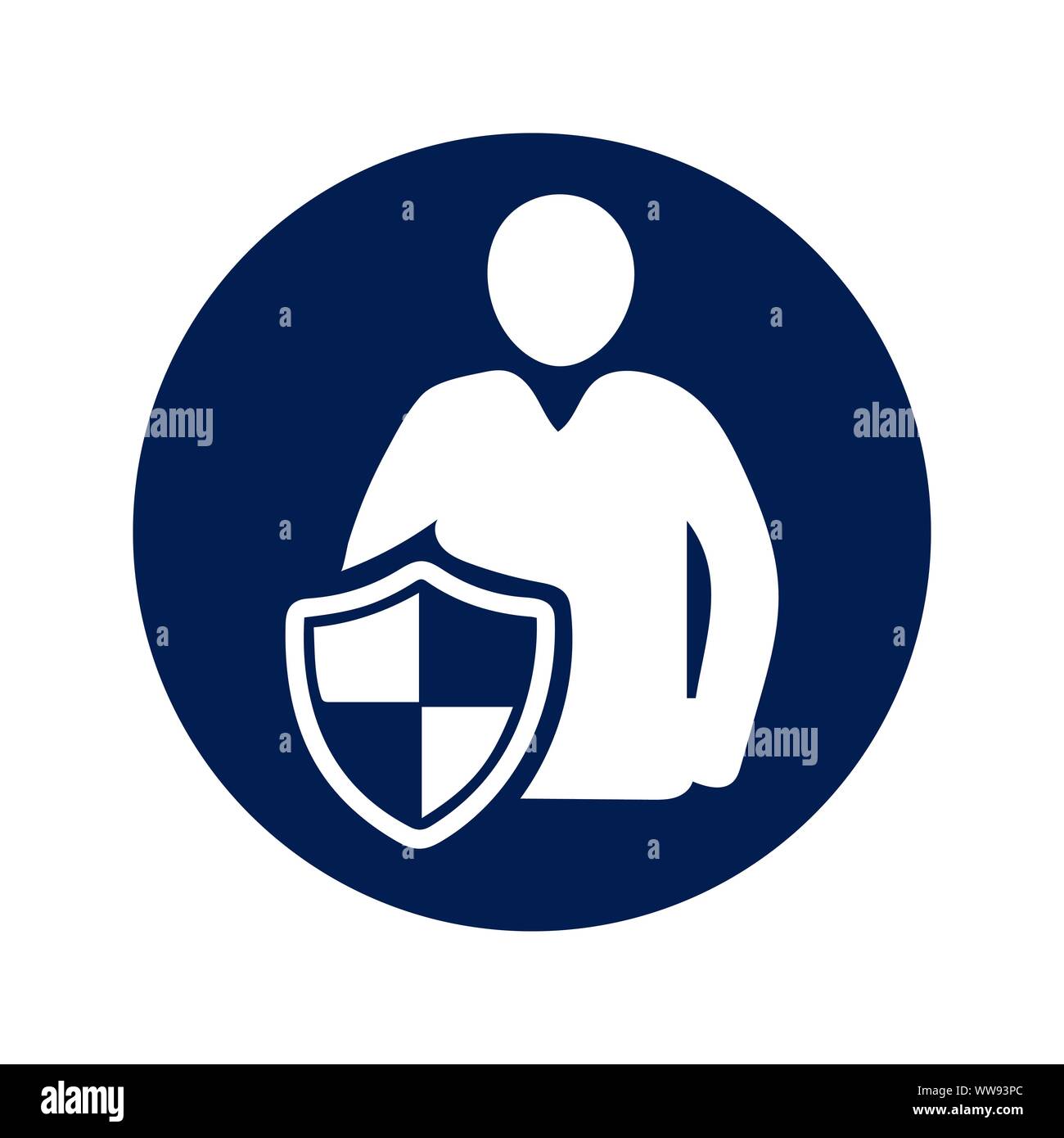 Business Insurance, Protection, Security Shield Icon Stock Vector Image ...
