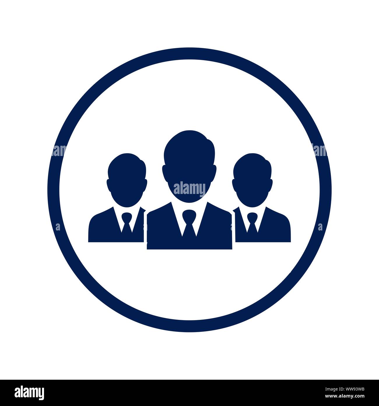 Business Team, Leader, Boss, Leadership Icon Stock Vector Image & Art ...