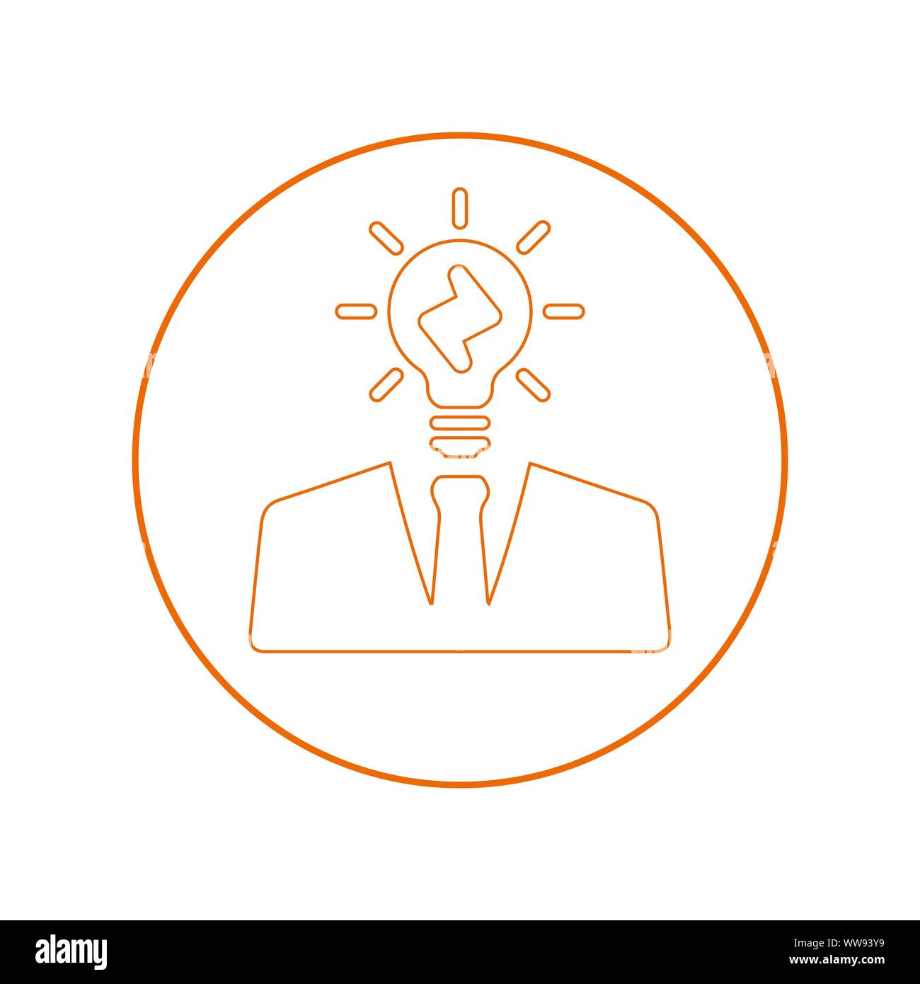 Beautiful design and fully editable Business Thinking, Idea Generate ...