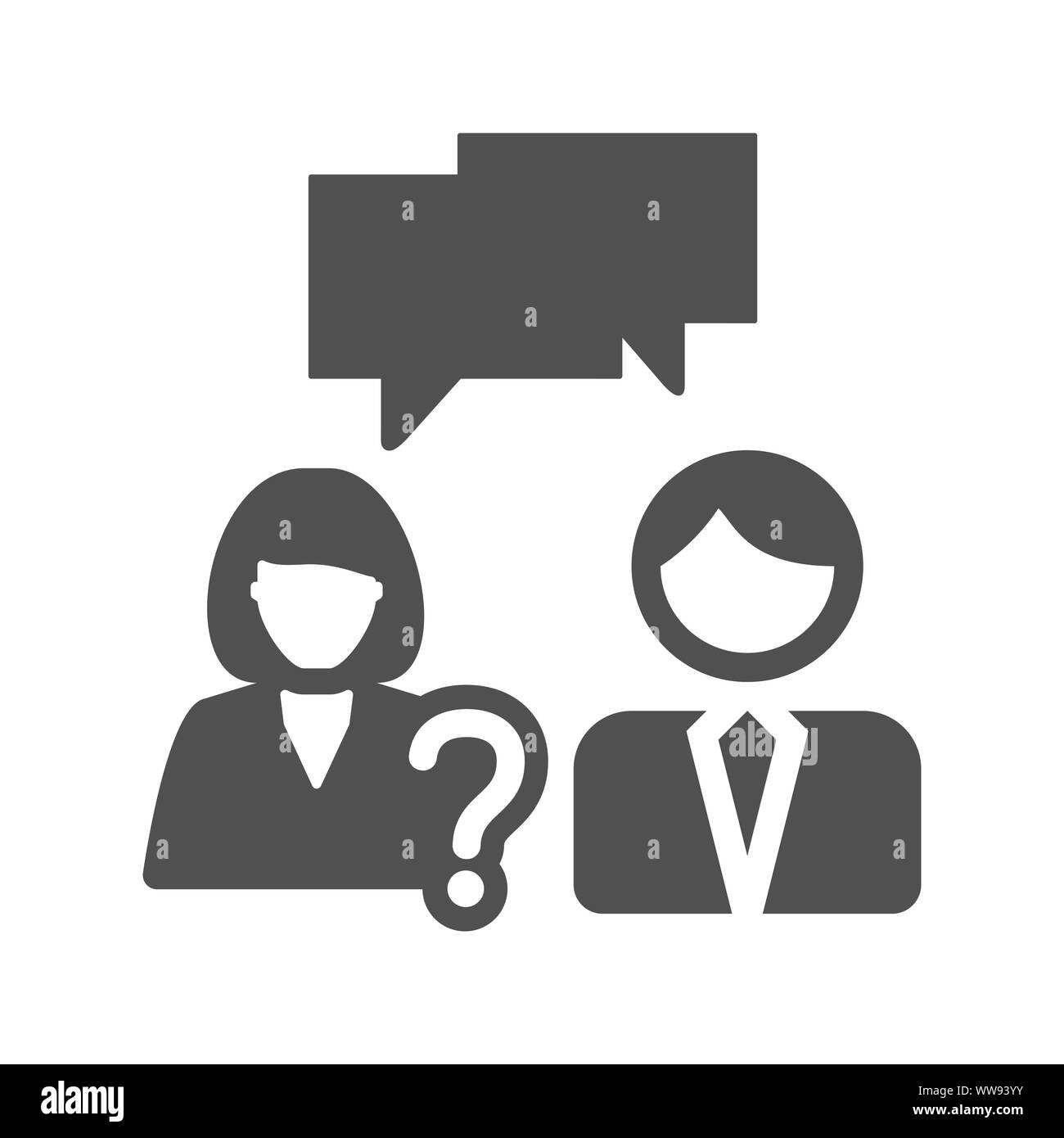 Beautiful design and fully editable Business talk Icon for commercial ...