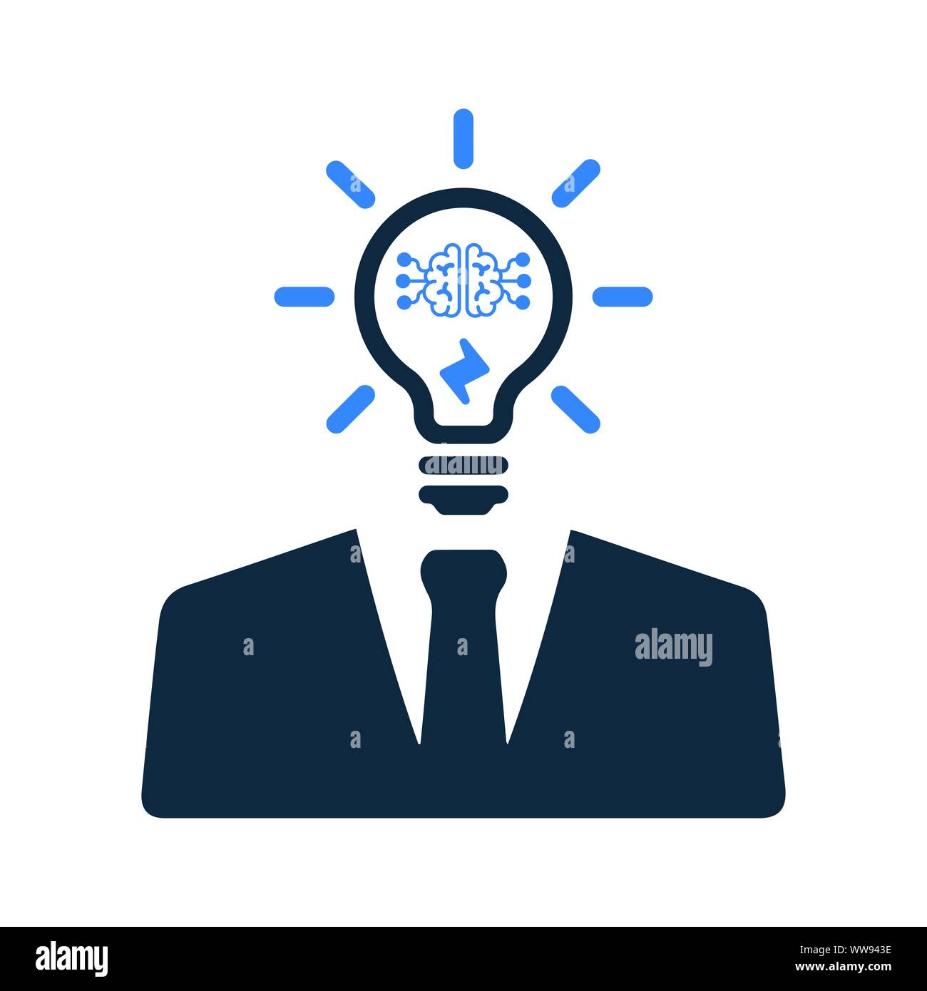 Beautiful design and fully editable Business Thinking, Idea Generate ...