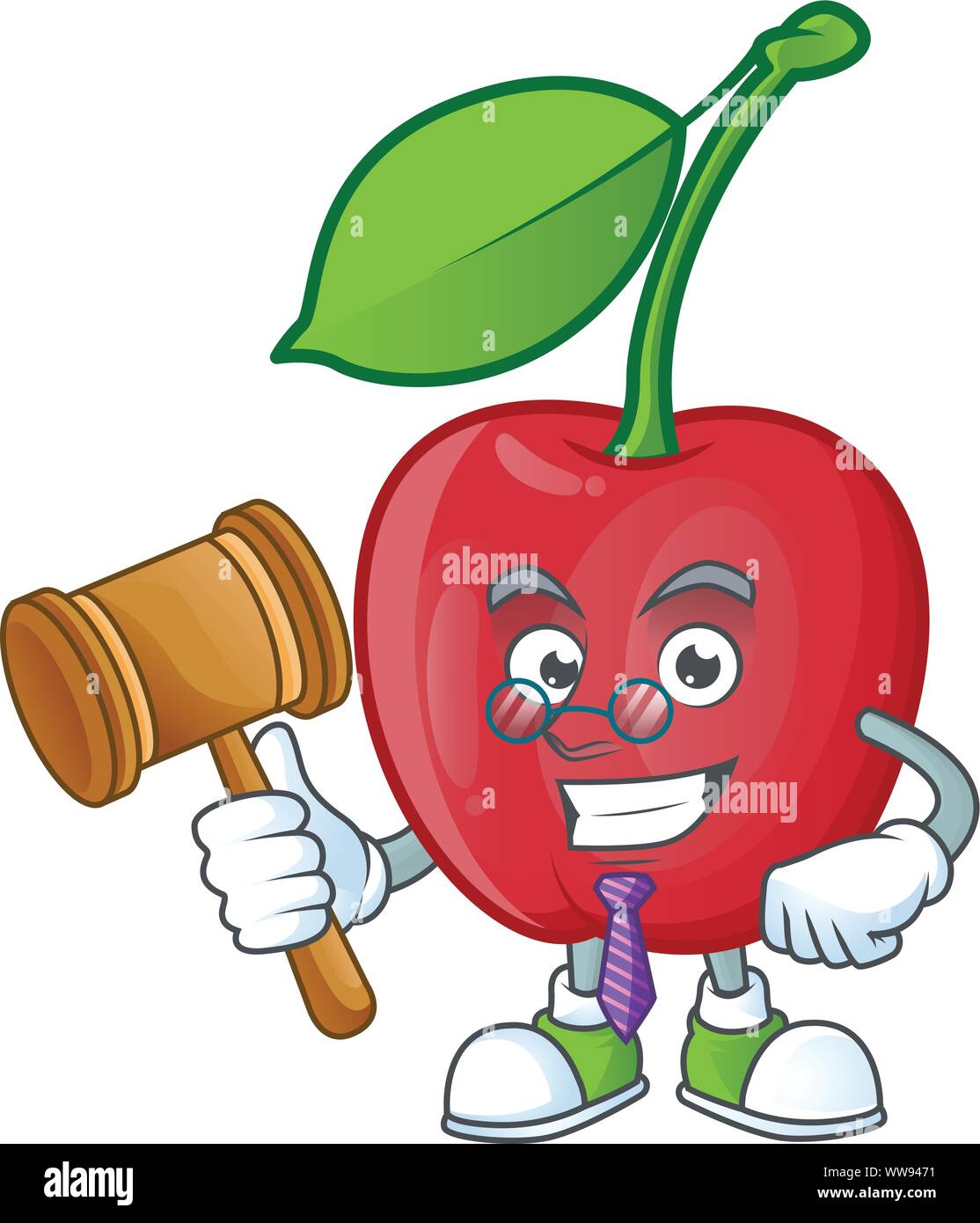 Judge bing cherries fresh for design character Stock Vector Image & Art ...
