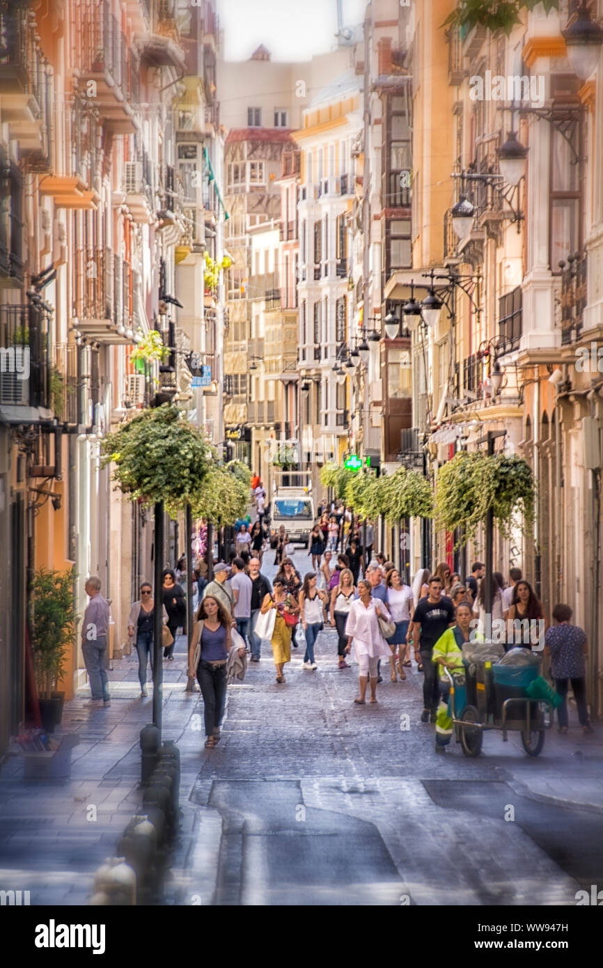 Busy Streets Of Spain Busy Streets Downtown Granada Spain 10 5 17