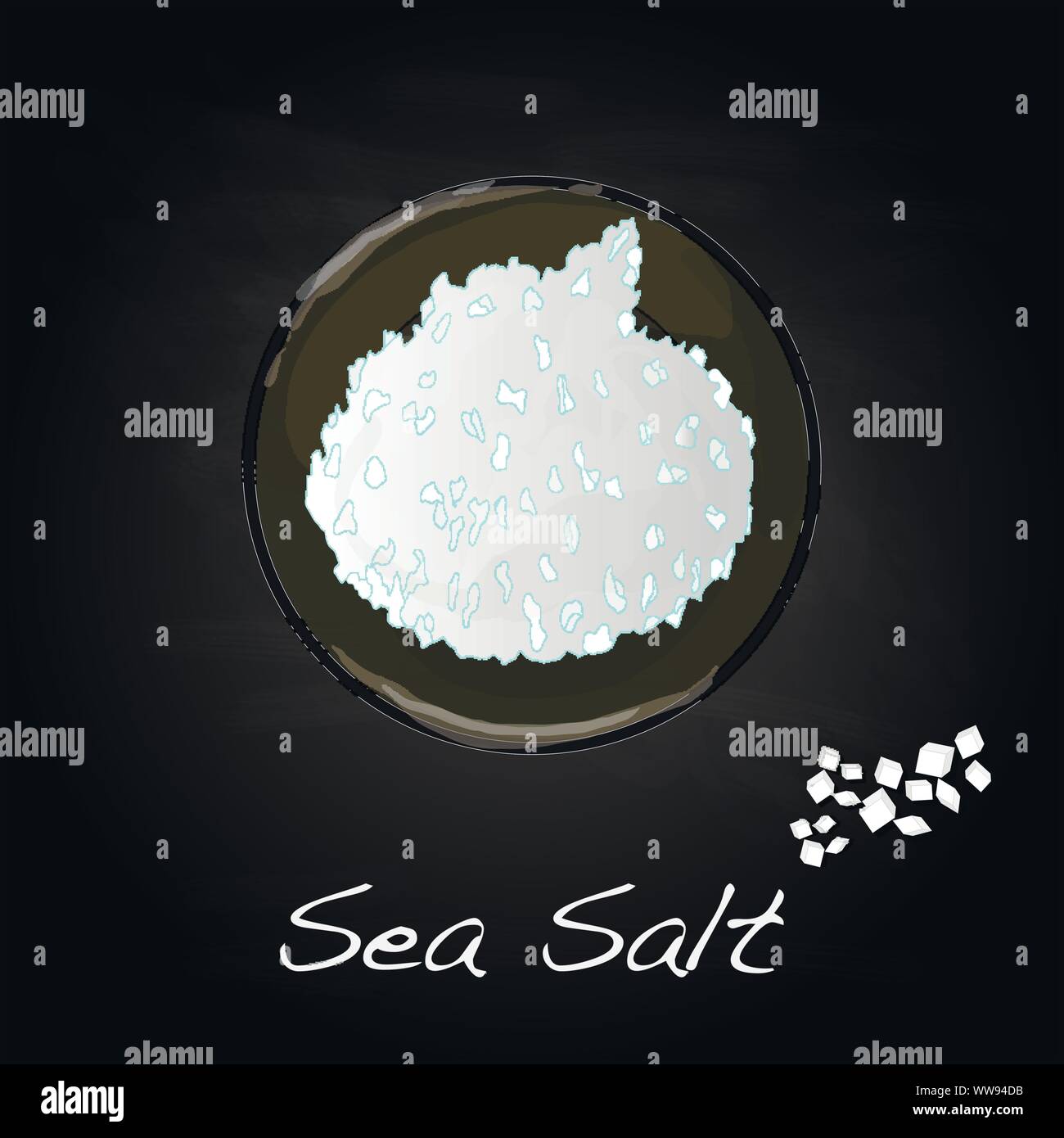 Salt track Stock Vector Images - Alamy