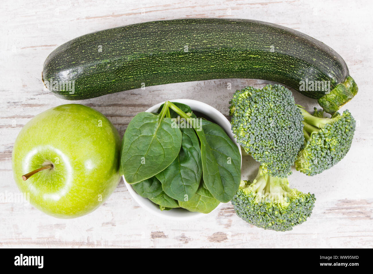 Natural fresh green fruit and vegetables as source vitamins and ...