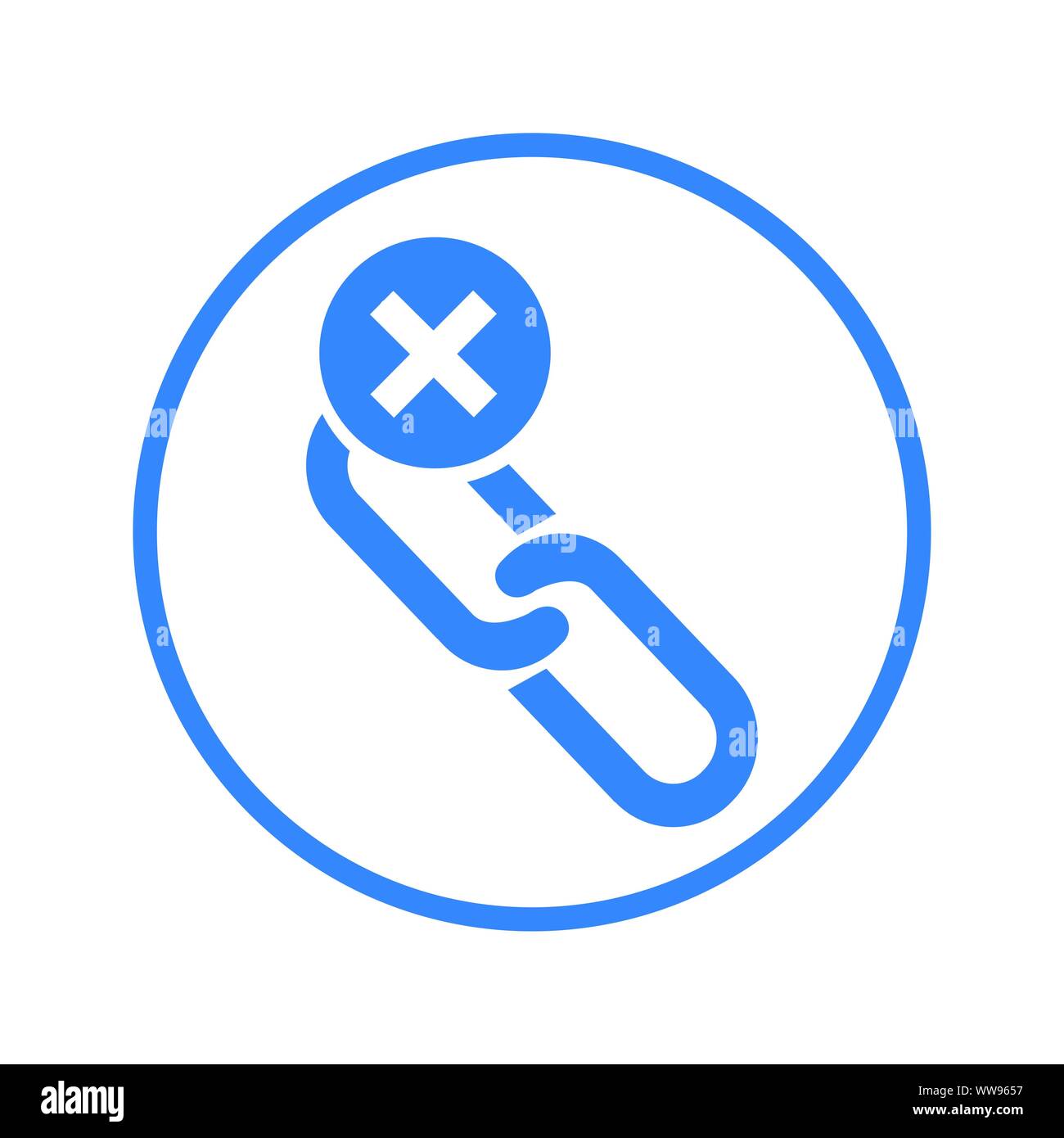 Chain link break Stock Vector Images - Alamy