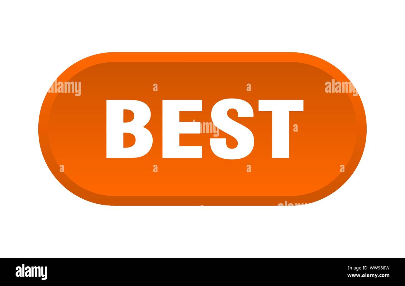 best button. best rounded orange sign. best Stock Vector Image & Art ...
