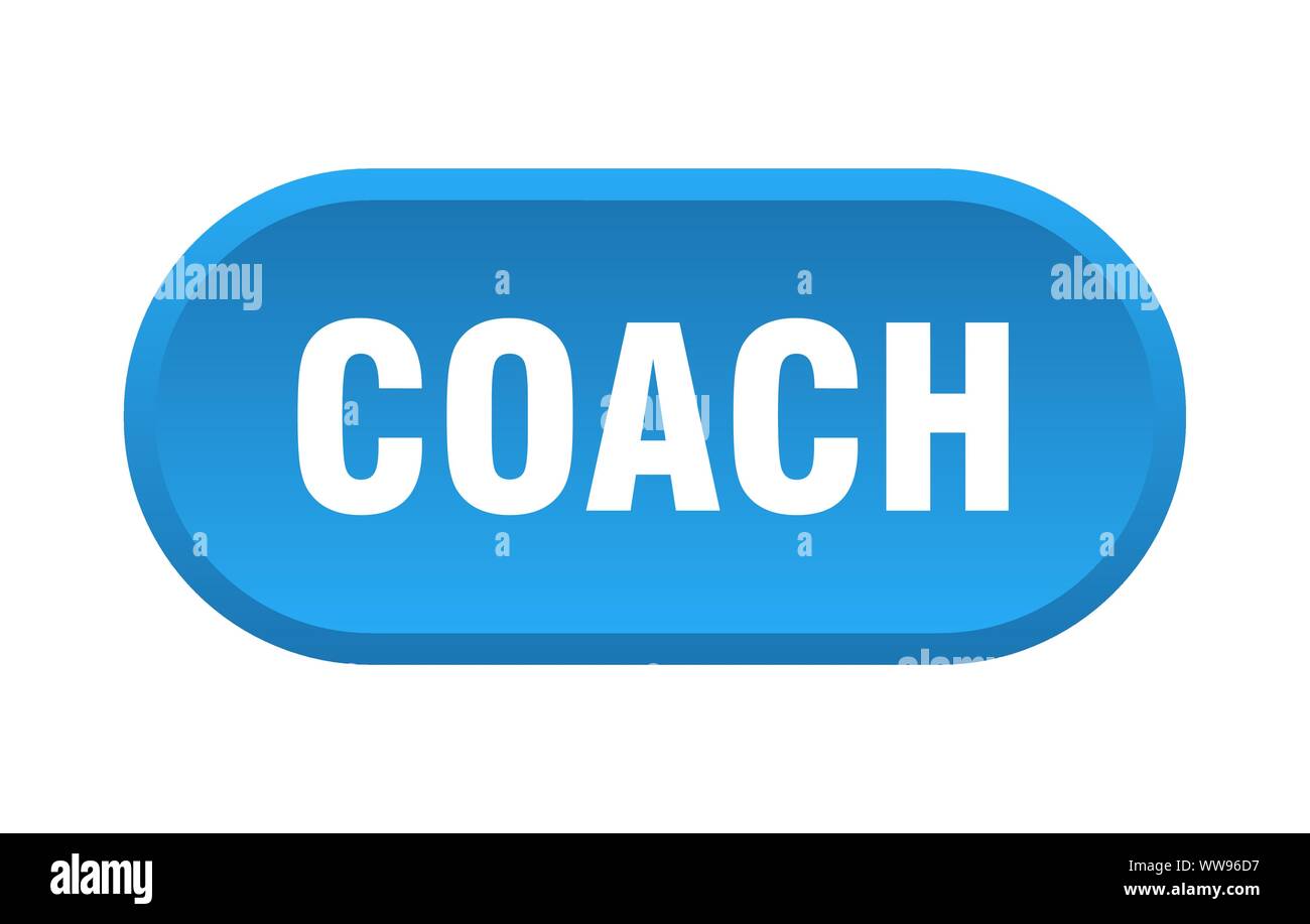 coach button. coach rounded blue sign. coach Stock Vector Image & Art ...