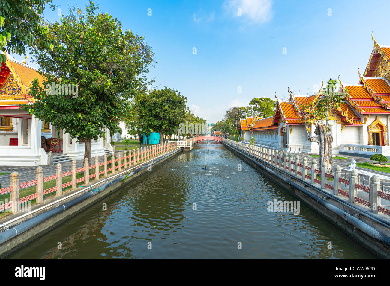 The Wat Benchamabophit or Marble temple is one of Bangkok is ...