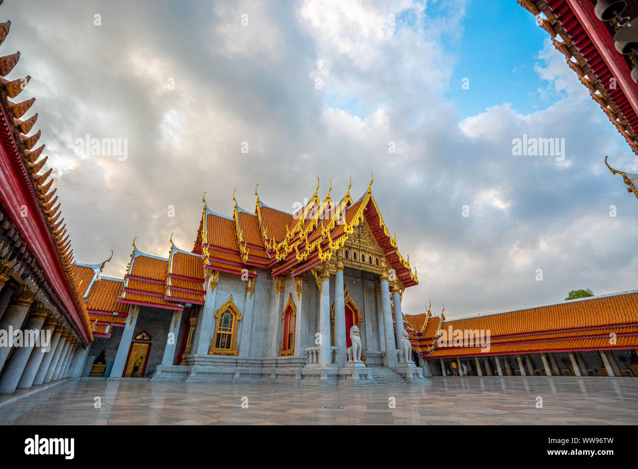 The Wat Benchamabophit or Marble temple is one of Bangkok is ...