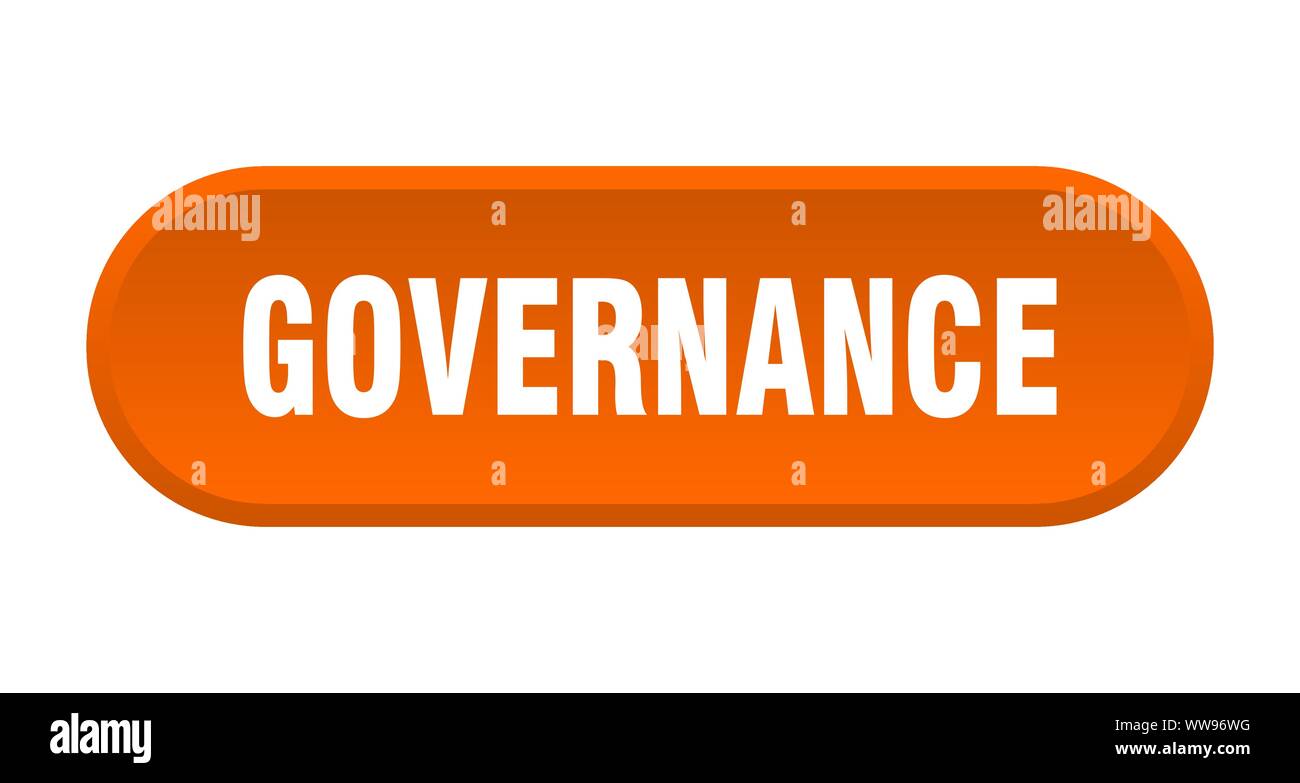 governance button. governance rounded orange sign. governance Stock ...