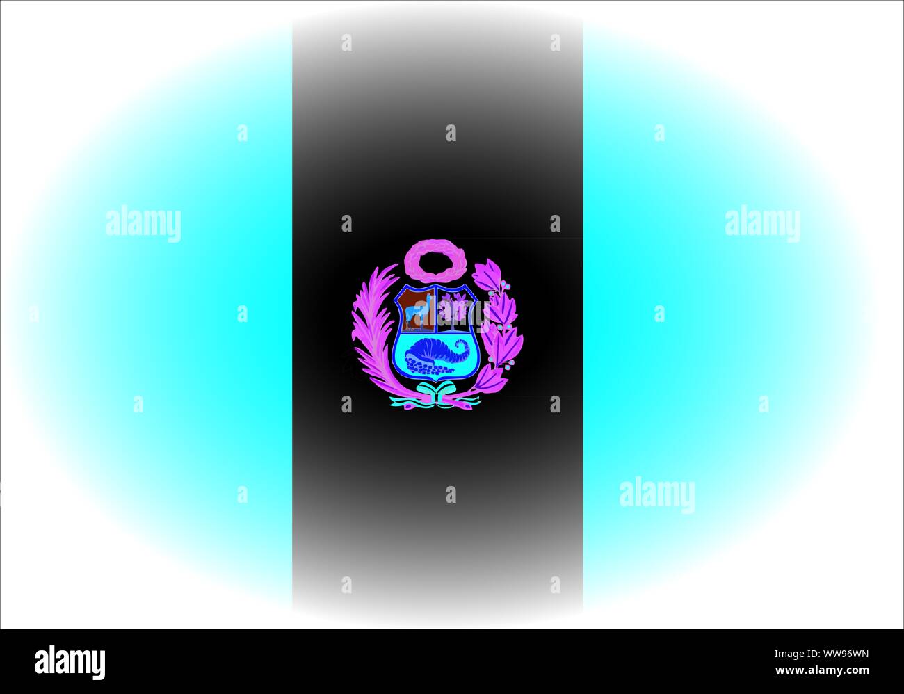 Peru flag, Peruvian flag in the colors red and white Stock Photo - Alamy