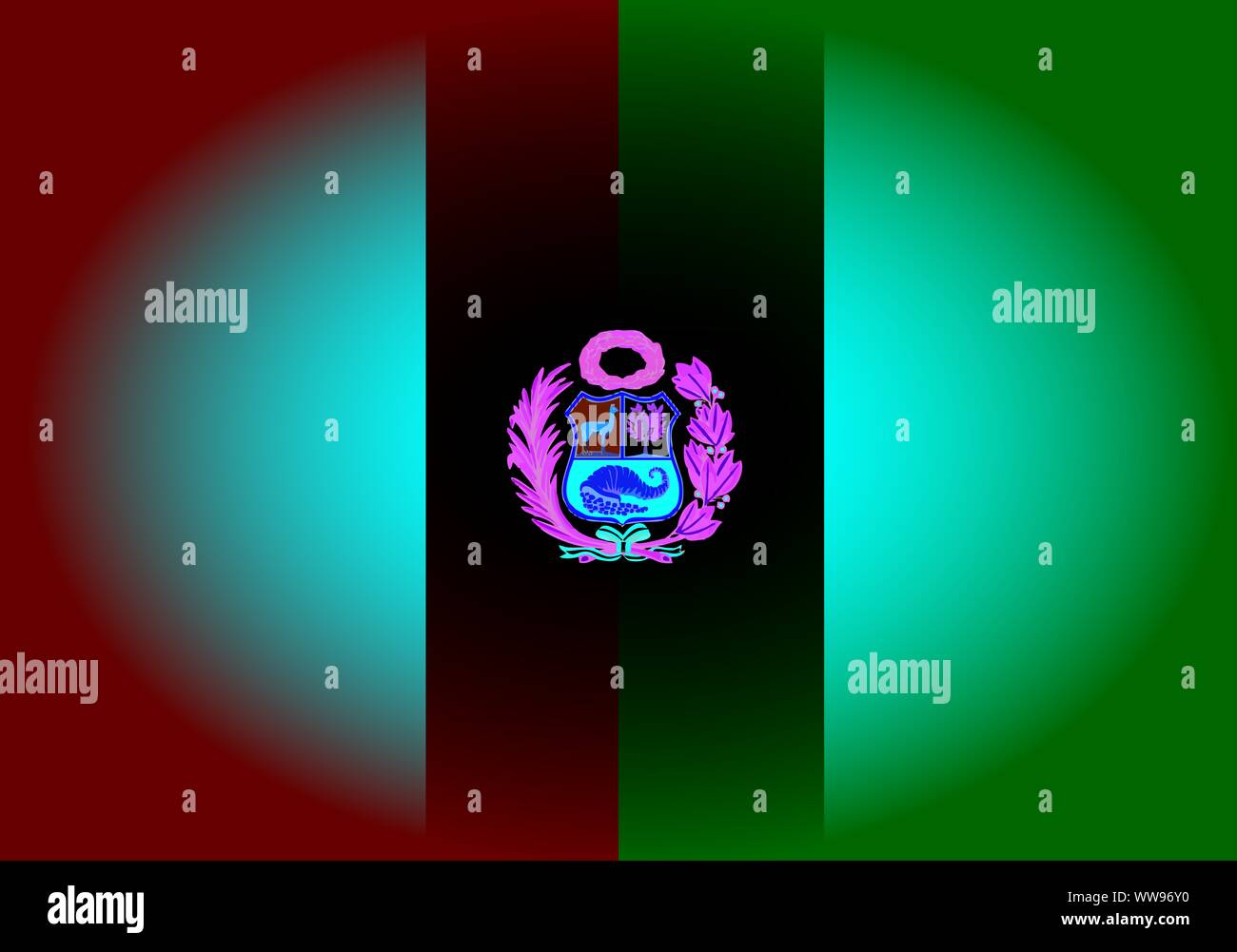 Peru flag, Peruvian flag in the colors red and white Stock Photo - Alamy