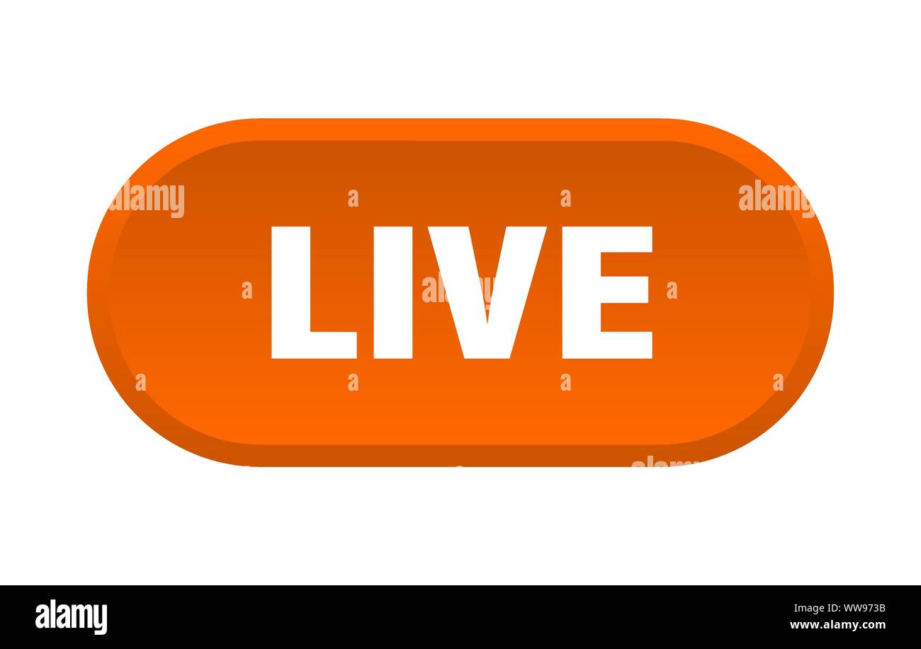 live button. live rounded orange sign. live Stock Vector Image & Art ...