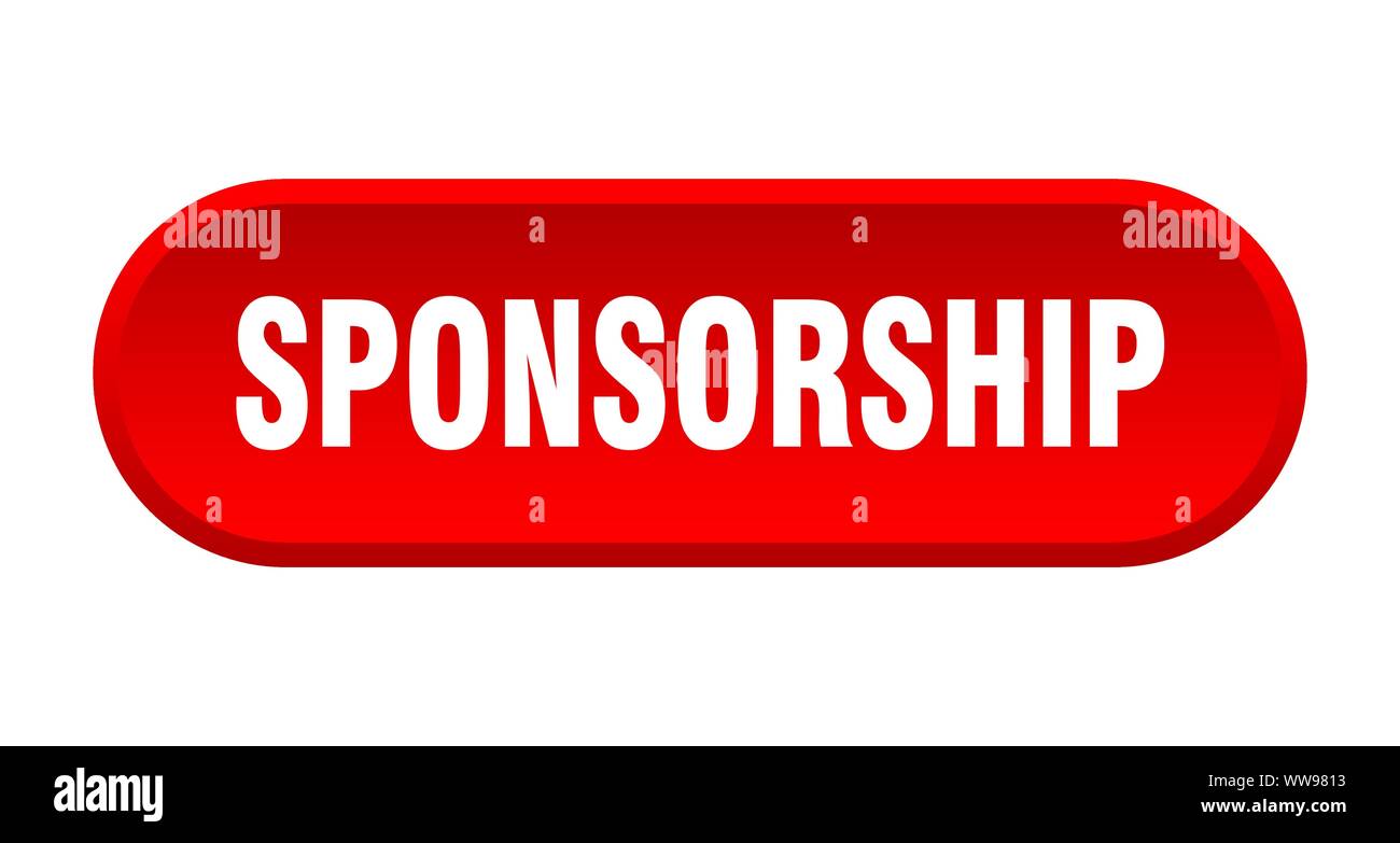 sponsorship button. sponsorship rounded red sign. sponsorship Stock ...