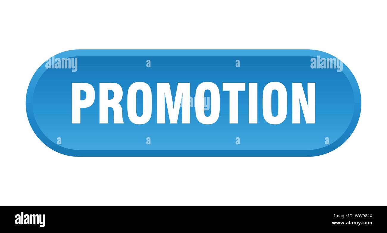 promotion button. promotion rounded blue sign. promotion Stock Vector ...