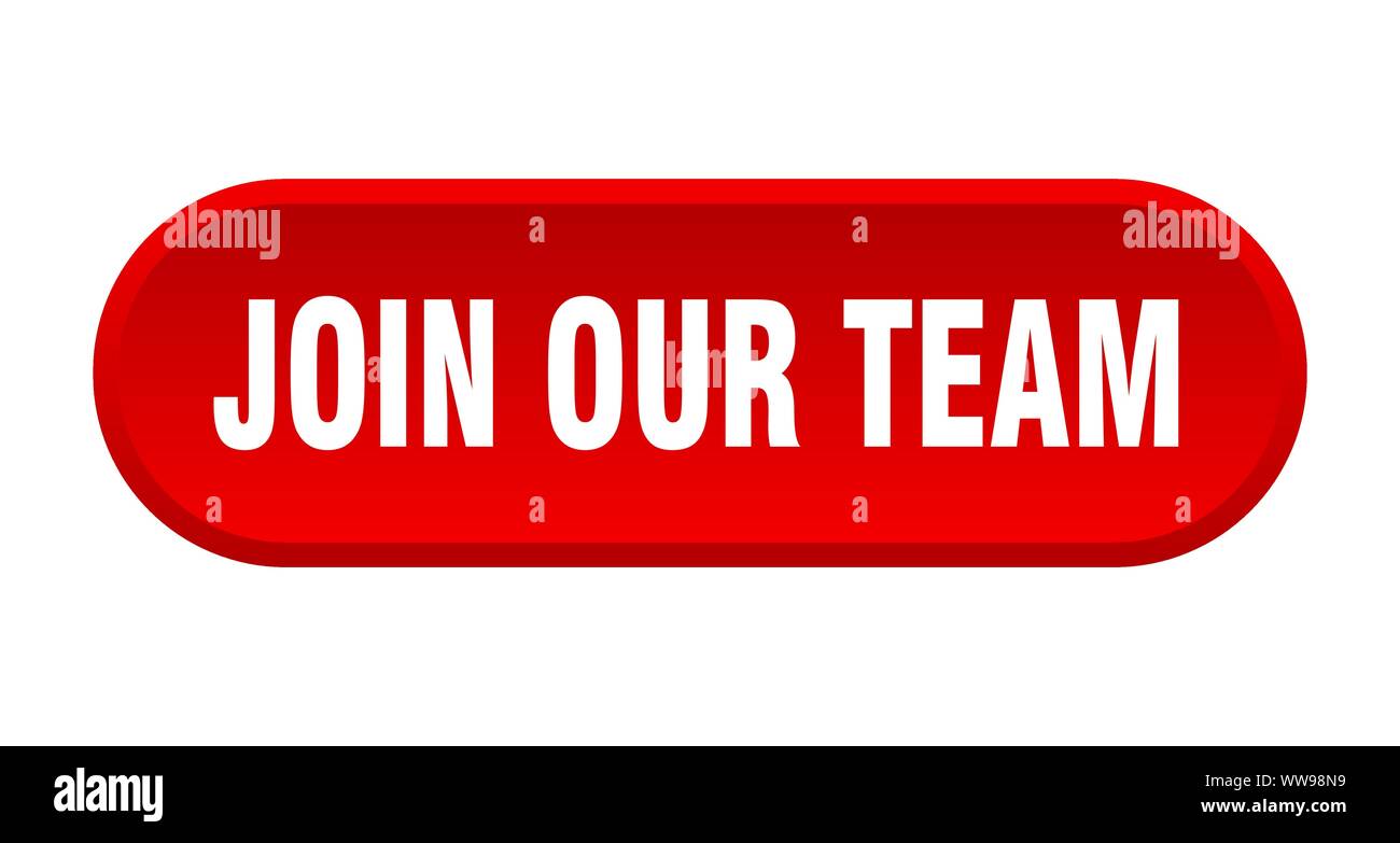 join our team button. join our team rounded red sign. join our team ...