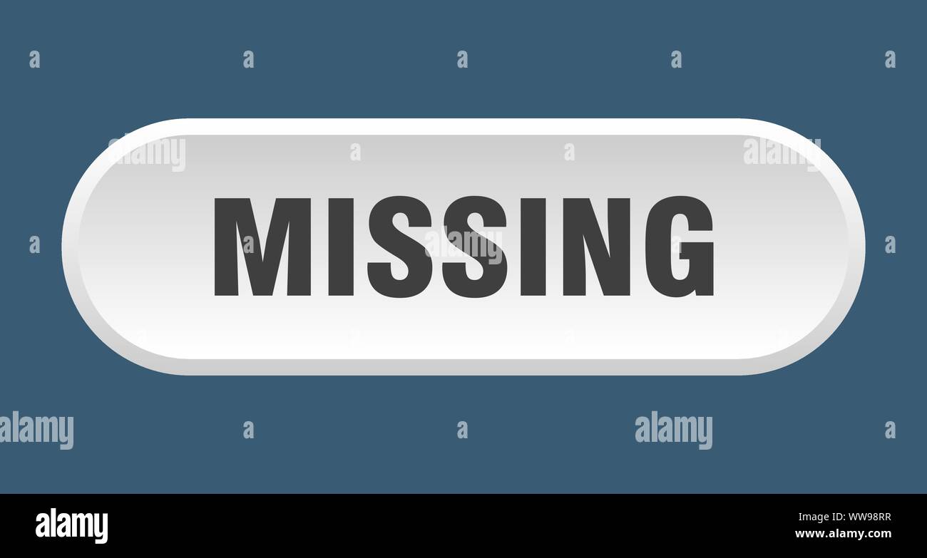 missing button. missing rounded white sign. missing Stock Vector Image ...