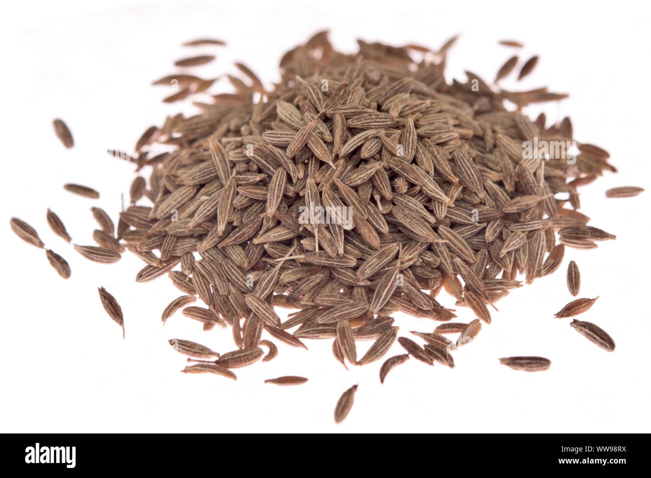 Cumin isolated on white background Stock Photo - Alamy