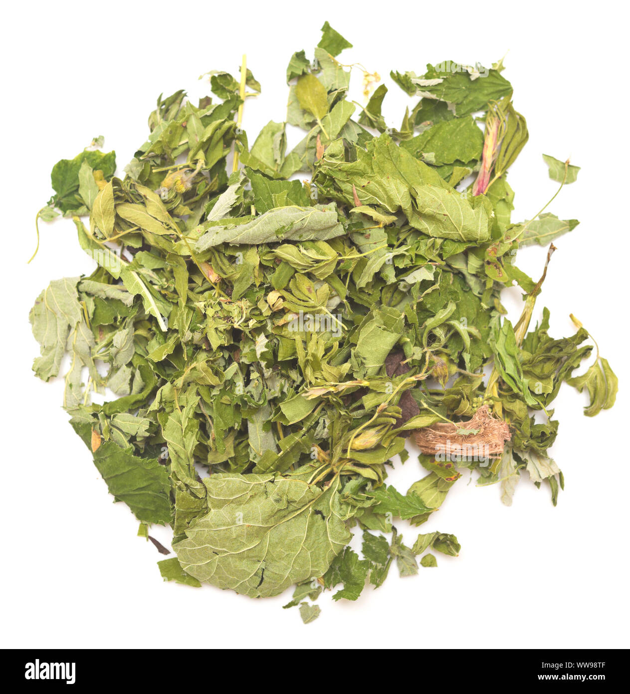 Healthy mixed tea isolated on white background Stock Photo - Alamy